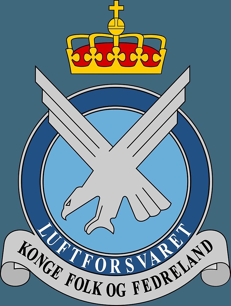 "Royal Norwegian Air Force (RNoAF) - Luftforsvaret" by wordwidesymbols ...