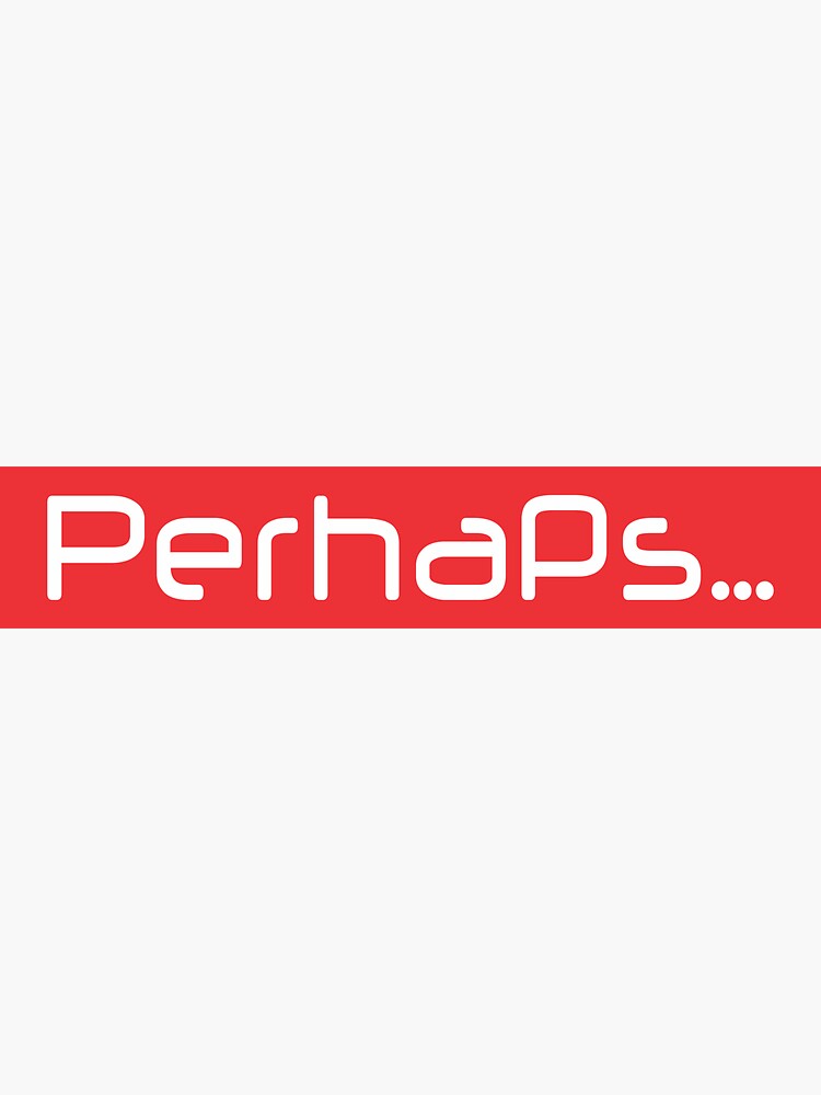 "A BEAUTIFUL RED BACKGROUND AND WHITE TEXT PERHAPS" Sticker by FA ...