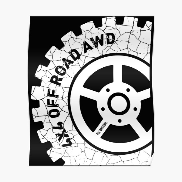 "4x4 Off Road AWD Tyre " Poster for Sale by otwheelscars | Redbubble