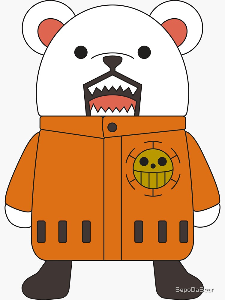 "Bepo, Reporting for Duty!" Sticker for Sale by BepoDaBear | Redbubble