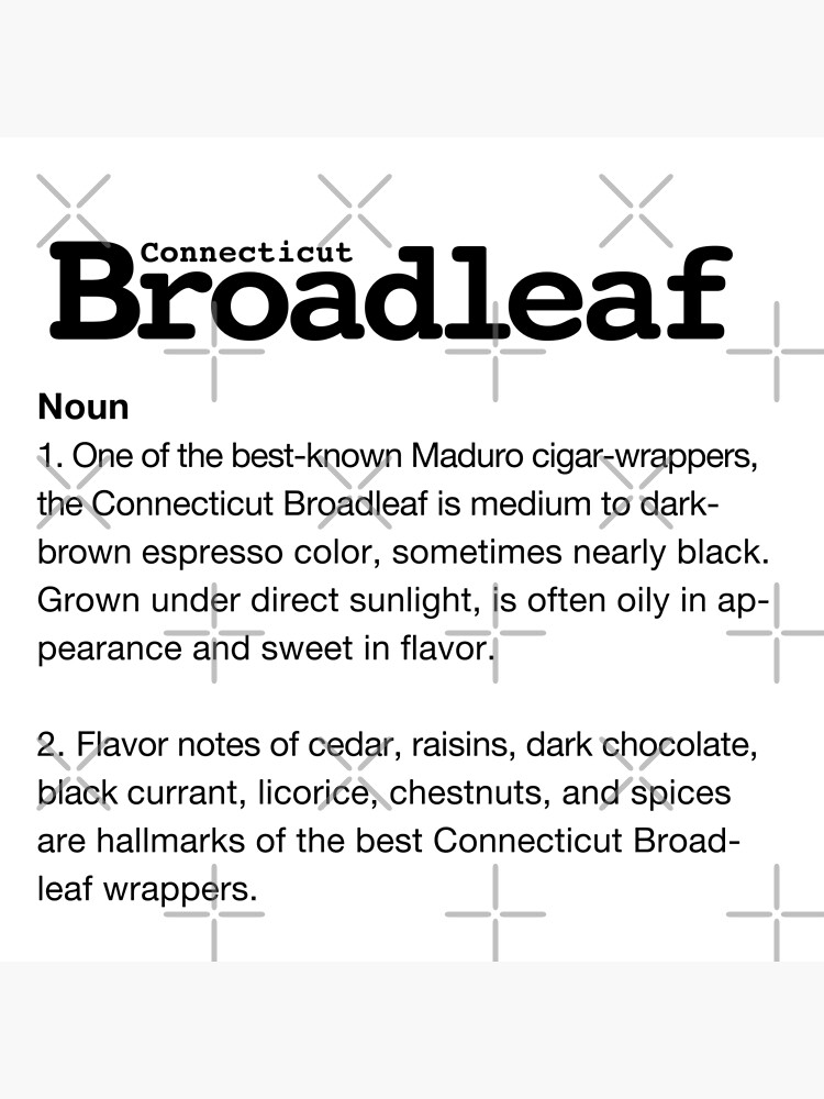 "Connecticut Broadleaf Cigar Wrapper Tobacco" Poster by ScottSakamoto ...