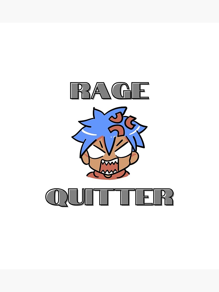 Póster «Vocabulario de juego de Rage Quitter» de Thunderklart | Redbubble