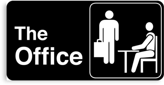 "The Office TV Show Logo" Canvas Print by zlapr | Redbubble