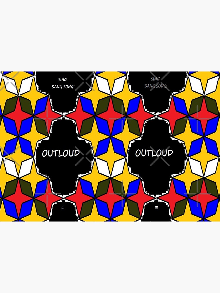 "sing sang song" Sticker for Sale by pratibha4verma | Redbubble