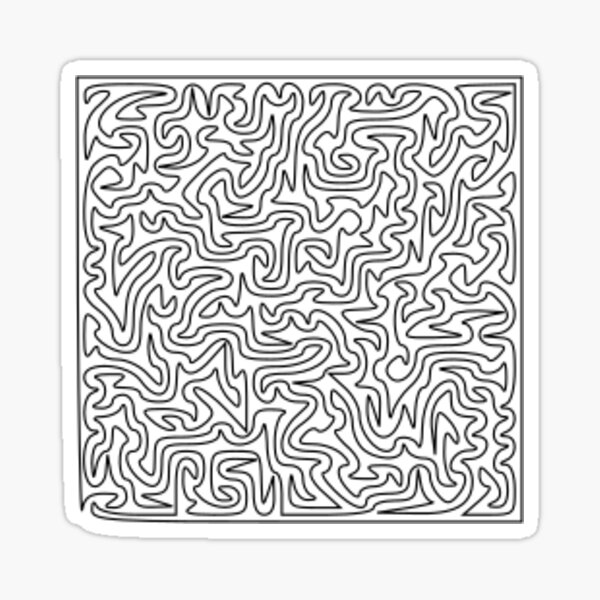 "Simply Amazing Maze" Sticker for Sale by PUFFDESIGNS | Redbubble