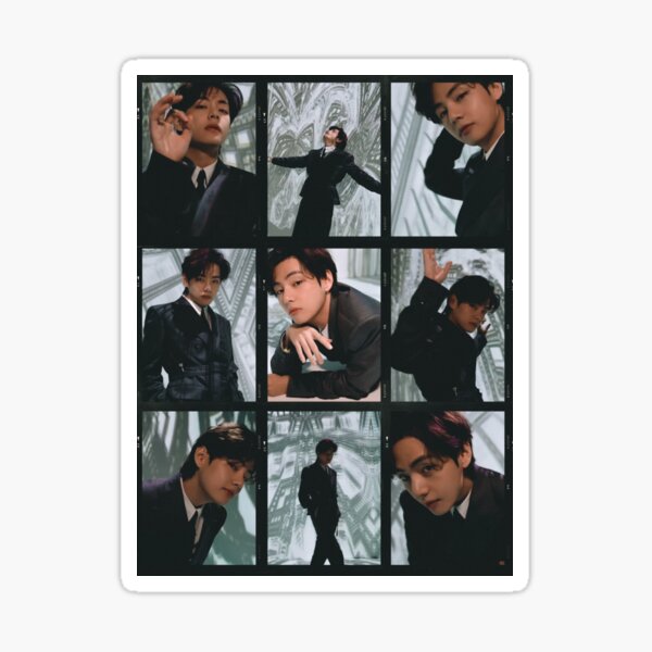 "taehyung modal aesthetic " Sticker by gminforever5 | Redbubble