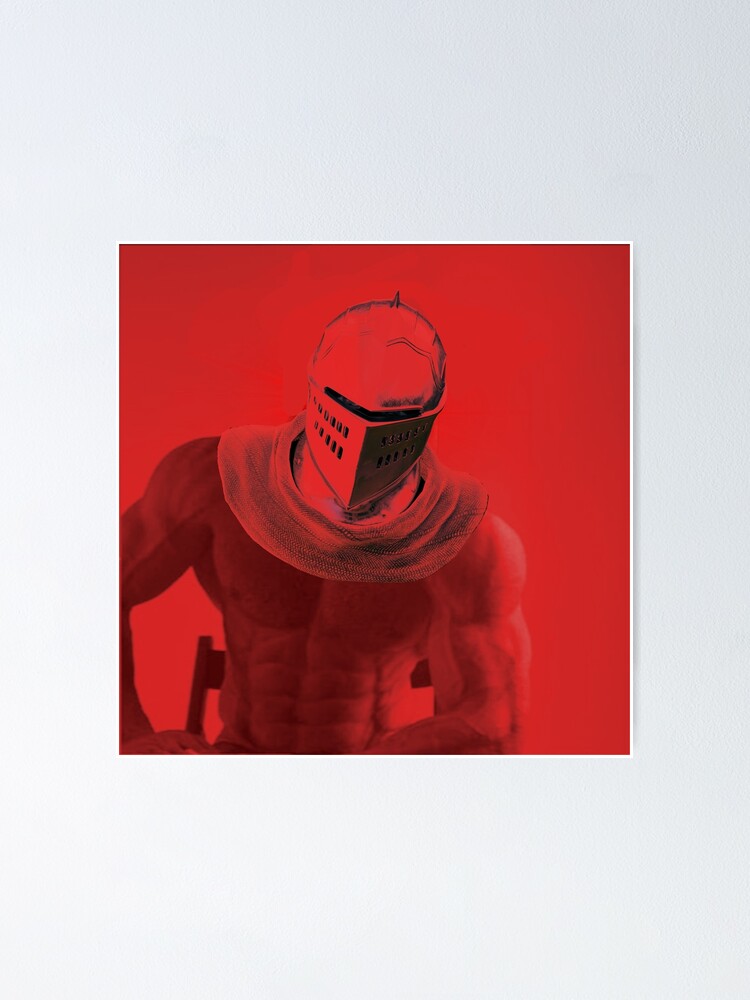 Poster « RED ANGRY CRUSADER TCHAD \ CRUSADERS \ GIGA ANGRY RED CRUSADER ...