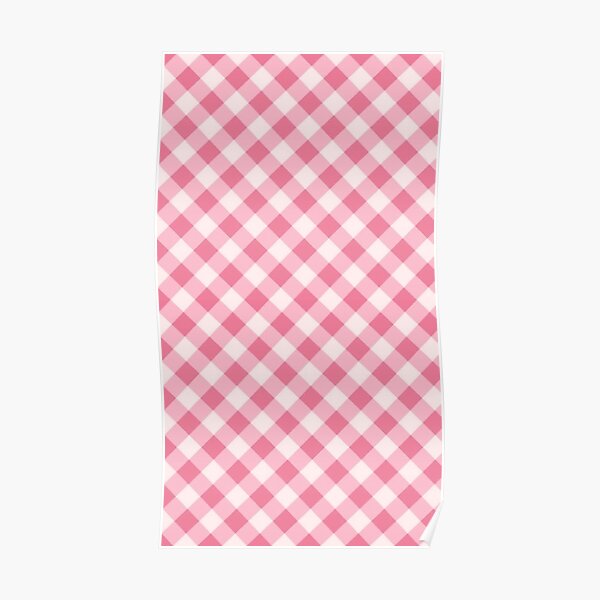 "~ pink gingham ~" Poster by olivia415 | Redbubble