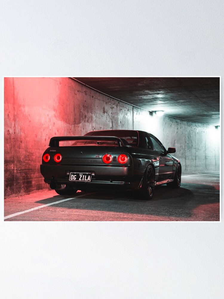 "Nissan Skyline R32 GTR " Poster by Himalayaboi | Redbubble