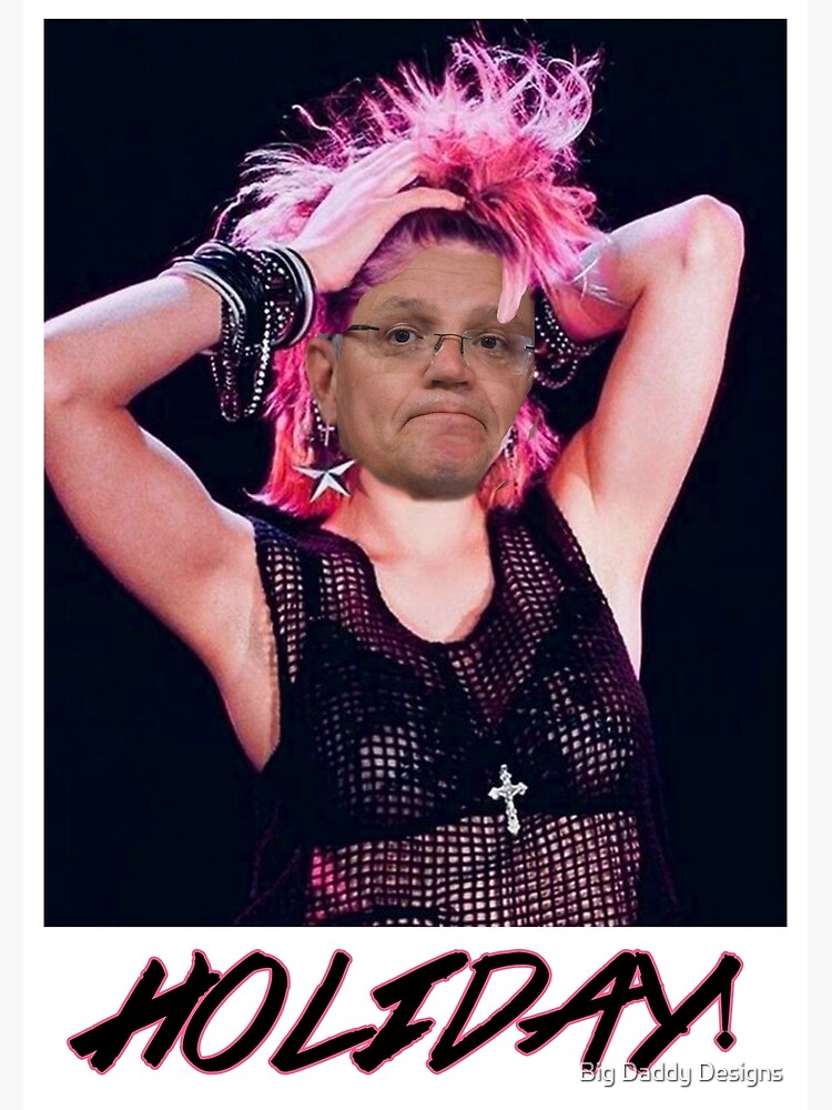 "Scomo Holiday" Poster for Sale by pattos007 | Redbubble