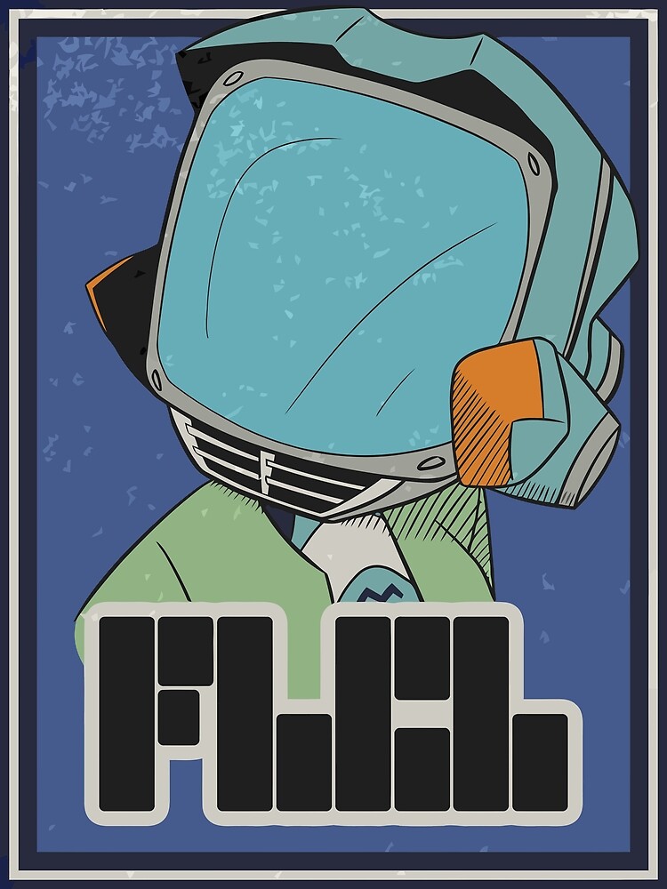 "FLCL CANTI" Poster for Sale by hadigiyon | Redbubble