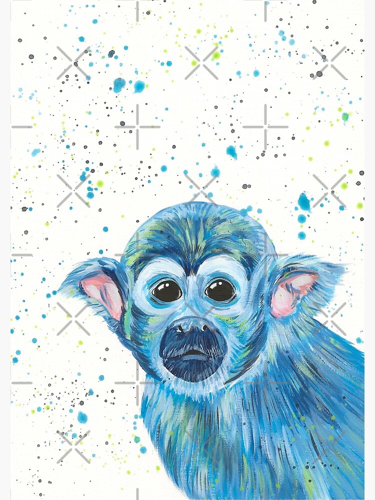 "Flynn the Squirrel Monkey - Cute Wildlife" Poster for Sale by EmmaLC ...