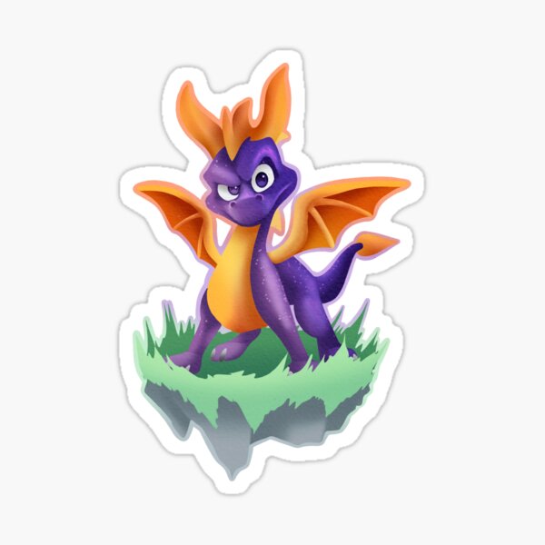 "Spyro Dragon " Sticker by GeorgiaCait | Redbubble