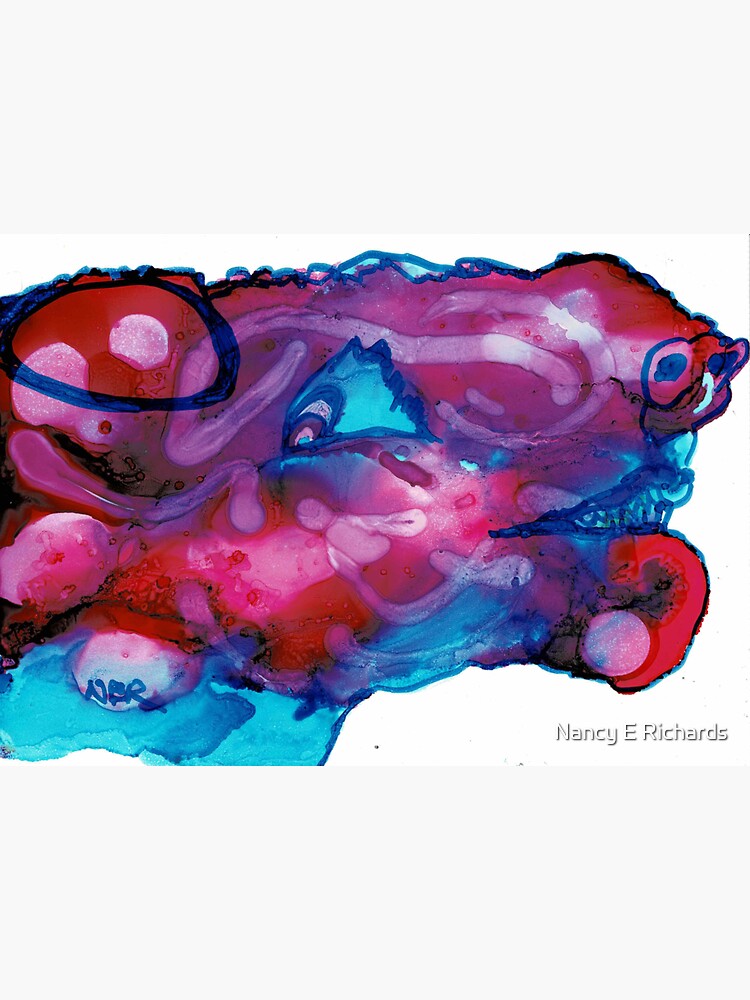 "Smiling beast" Sticker for Sale by nerartist | Redbubble