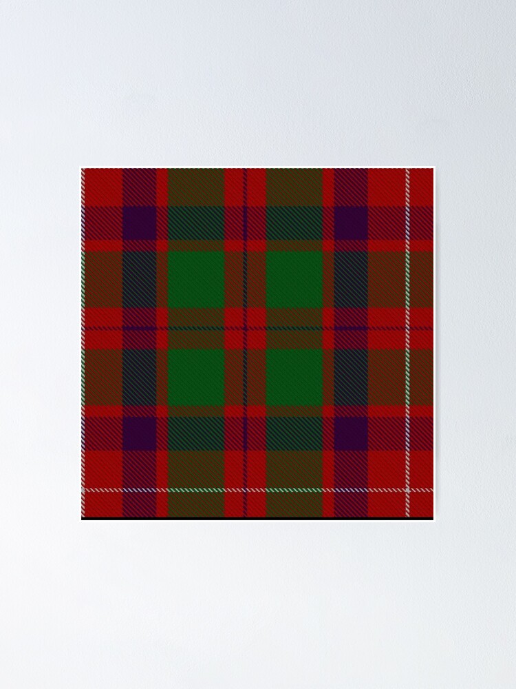 "Geddes clan surname last name Scottish Tartan " Poster by ljrigby ...