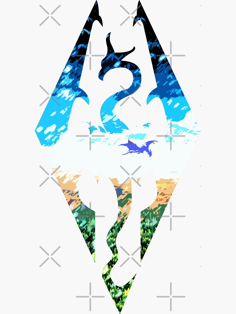 "Winter Sun | Dragon Born | Imperial Symbol" Sticker for Sale by ...