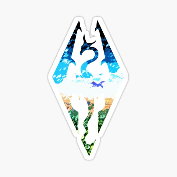 "Winter Sun | Dragon Born | Imperial Symbol" Sticker for Sale by ...