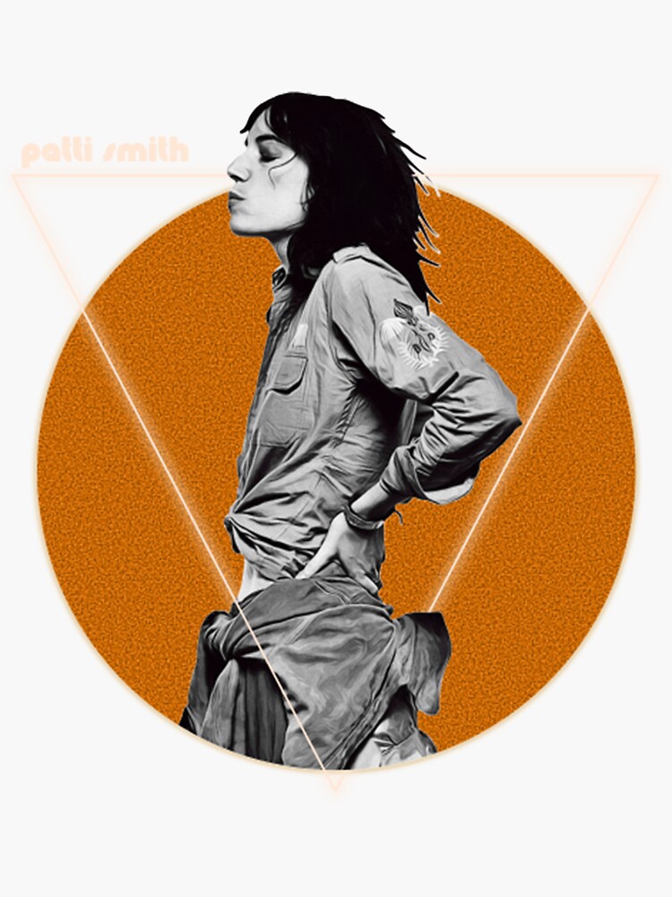 "Patti Smith" Sticker for Sale by kayceevandenber | Redbubble
