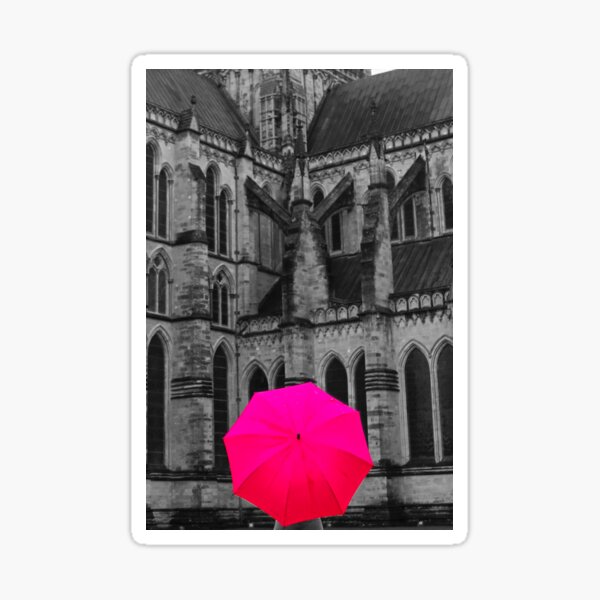 "Gothic in Pink " Sticker by SJHorsfall | Redbubble
