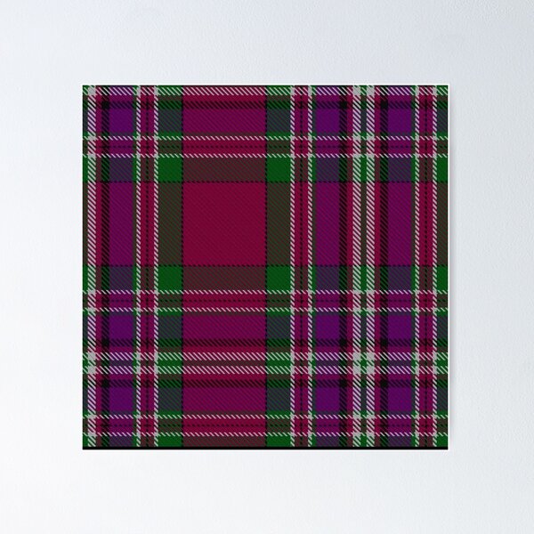 "Lendrum clan surname last name Scottish Tartan " Poster for Sale by ...