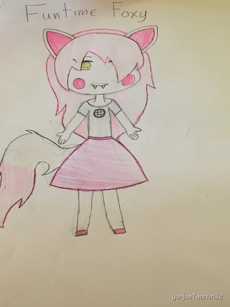 "Funtime Foxy Human version" by yunjaeTaohun32 | Redbubble