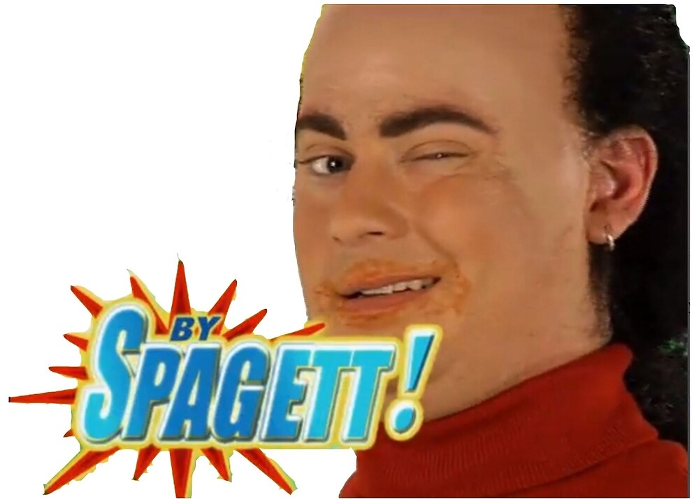 "SPOOKED BY SPAGETT" by Cmiccy1 | Redbubble