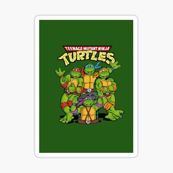 "TMNT - Teenage Mutant Ninja Turtles" Sticker by enrightmarcel | Redbubble