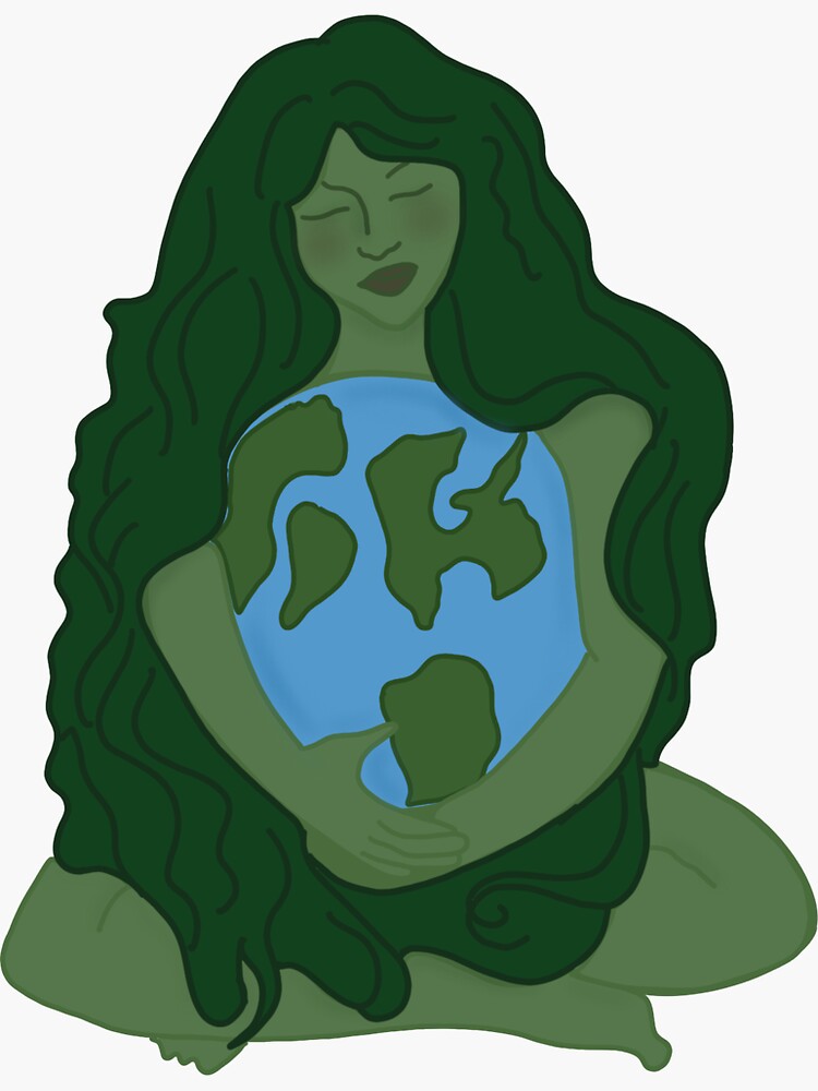 "Gaia" Sticker for Sale by raychelerin | Redbubble