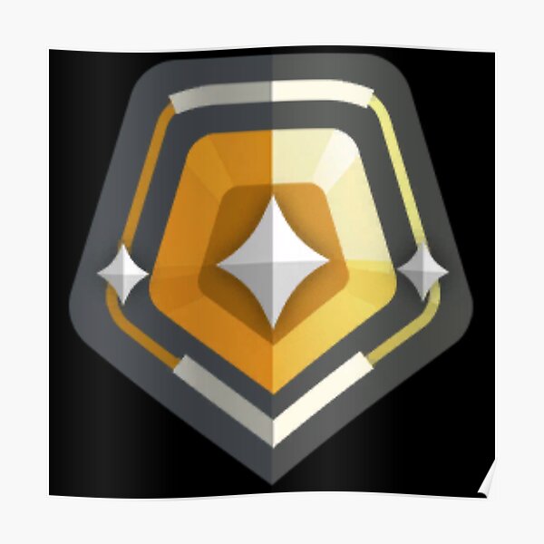 "Gold 3 Rank" Poster for Sale by Krabstyx | Redbubble