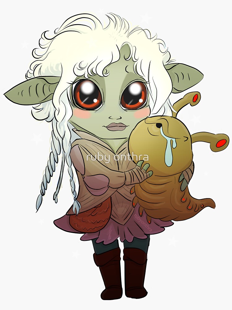 "Baby Deethra and baby nurlock" Sticker for Sale by rubyonearth | Redbubble
