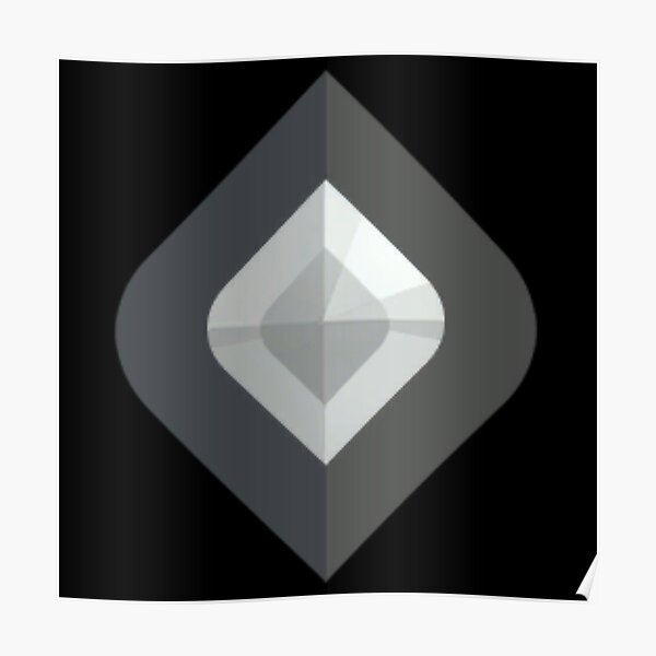 "Silver 1 Rank" Poster for Sale by Krabstyx | Redbubble