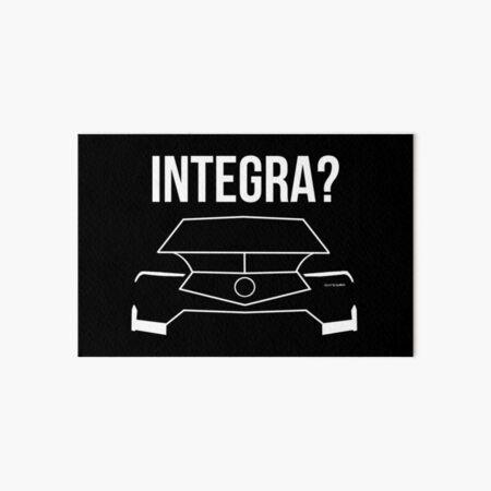 "Integra? Funny New Acura Integra Fail Silhouette" Art Board Print for ...