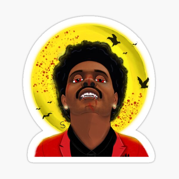 "Vampire on Halloween Weekend " Sticker for Sale by Gbordzoe | Redbubble