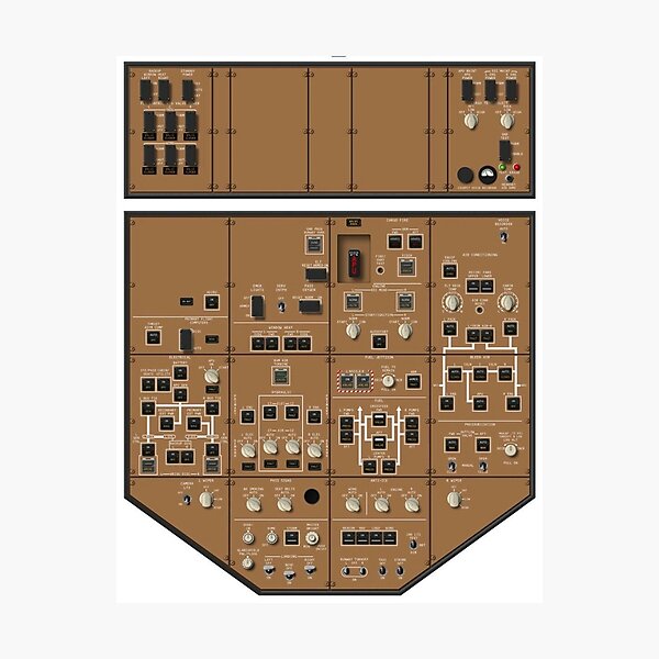 "BOEING 777 OVERHEAD PANEL" Photographic Print for Sale by Ljubomir ...