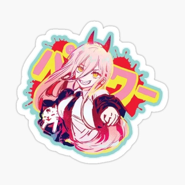 "Cute Chibi Power Chainsaw Man " Sticker for Sale by Anime-Express ...