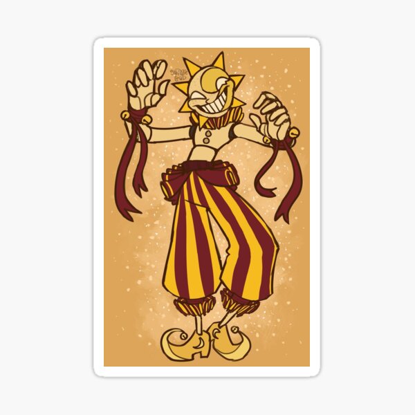 Pegatina «Sundrop - FNAF Security ALERT Breach Sticker sundrop y ...