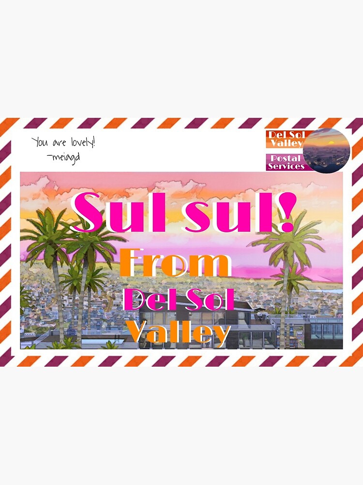 "Del Sol Valley - Lesbian Pride (Postcard)" Poster for Sale by Izzy ...