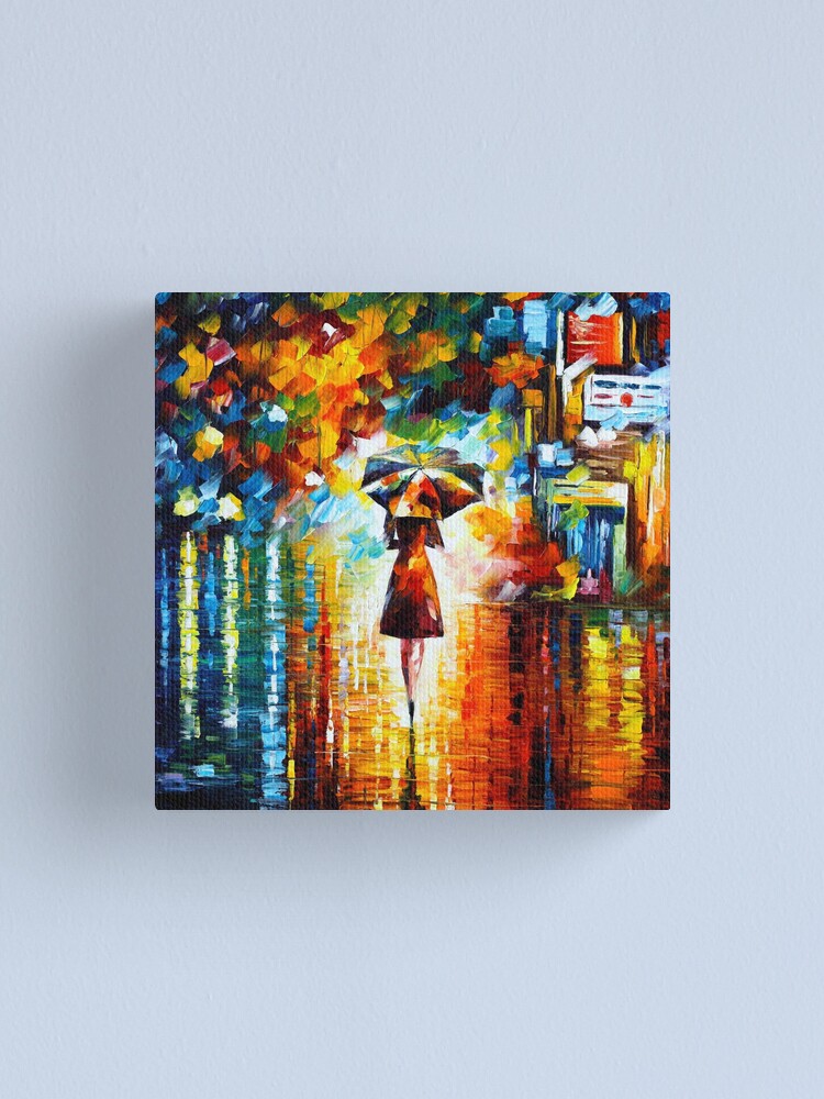 "rain princess - Leonid Afremov" Canvas Print for Sale by vitebskart ...