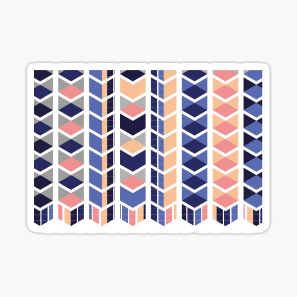 "Geometric shapes" Sticker by Ayeshasgraphics | Redbubble
