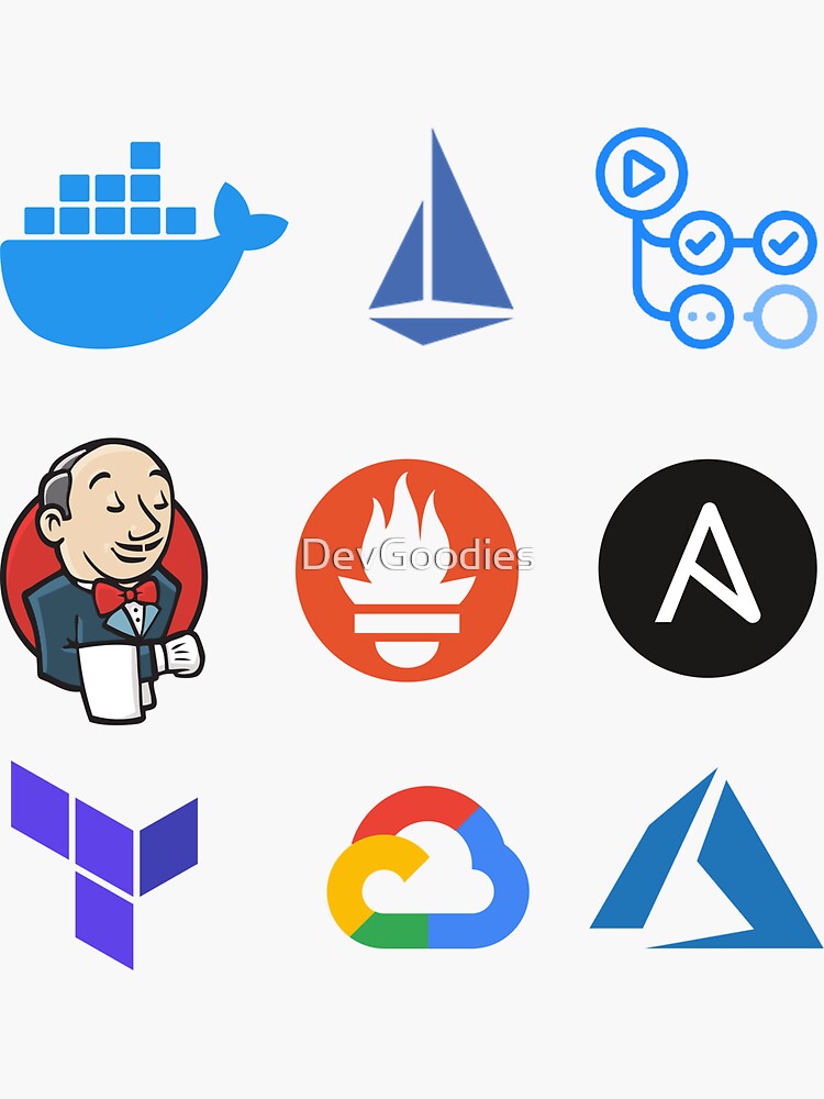"DevOps Combo Pack" Sticker for Sale by DevGoodies | Redbubble