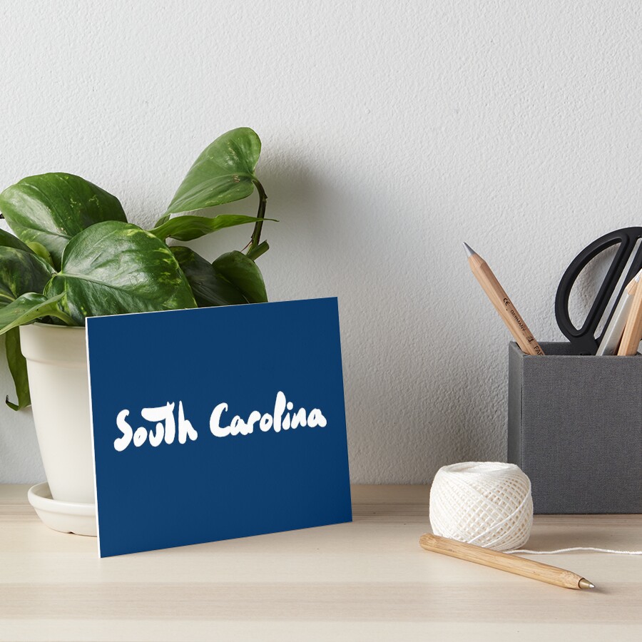 "South Carolina state logo" Art Board Print by Travel-Planet | Redbubble