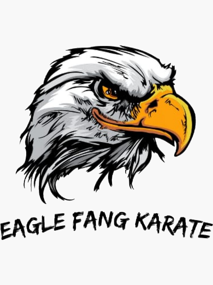 "Eagle fang karate" Sticker by Omar-Magdy94 | Redbubble