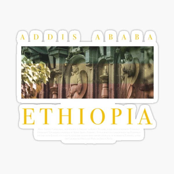 "Addis Ababa Ethiopia - Holy Trinity Cathedral ii" Sticker for Sale by ...