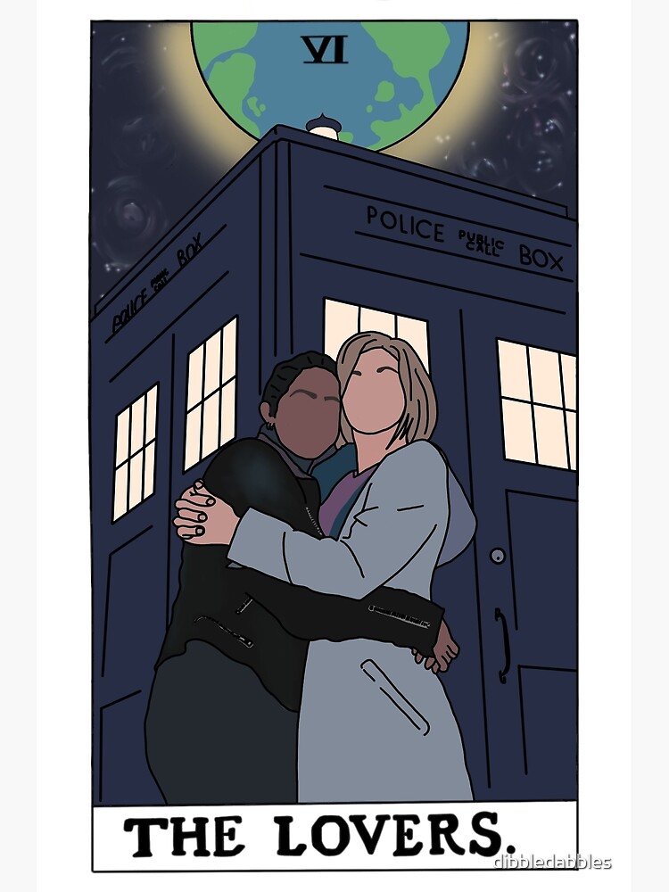 "Thasmin The Lovers Tarot Card - Doctor Who" Photographic Print for ...