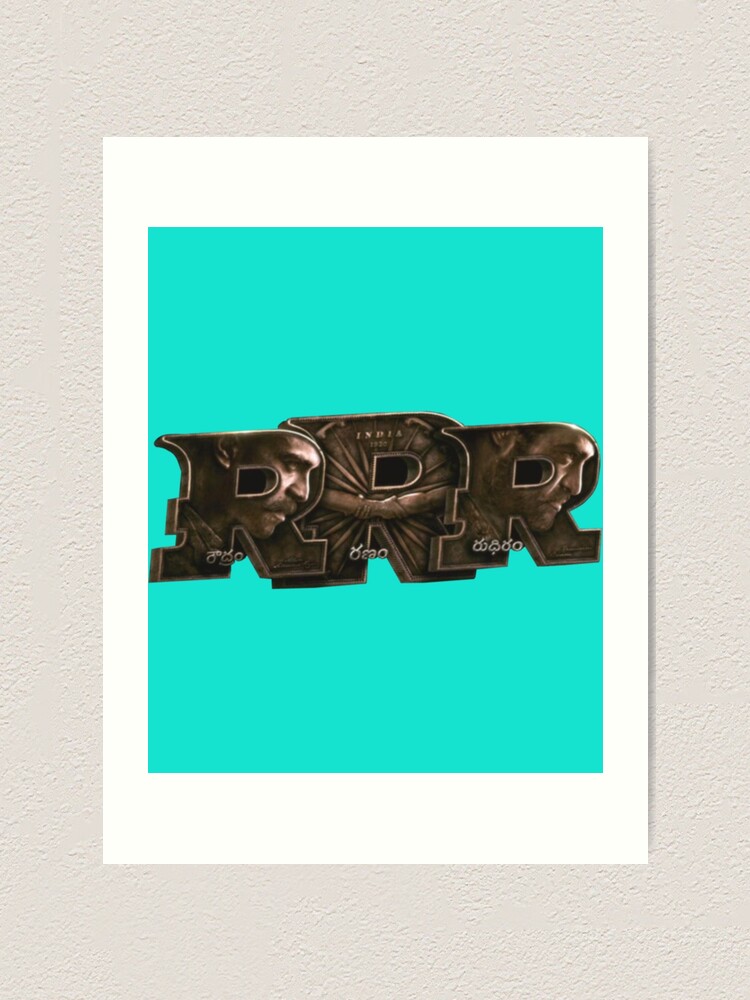 "RRR logo " Art Print for Sale by EsecXvintage | Redbubble