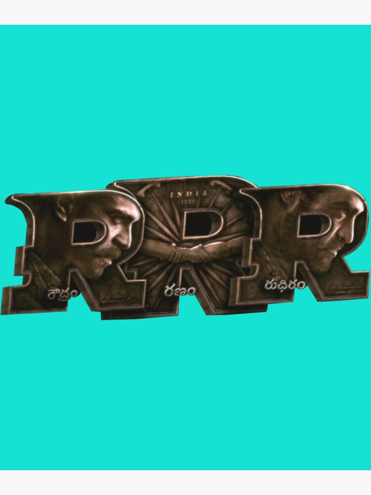 "RRR logo " Poster for Sale by EsecXvintage | Redbubble