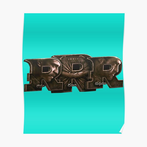"RRR logo " Poster for Sale by EsecXvintage | Redbubble