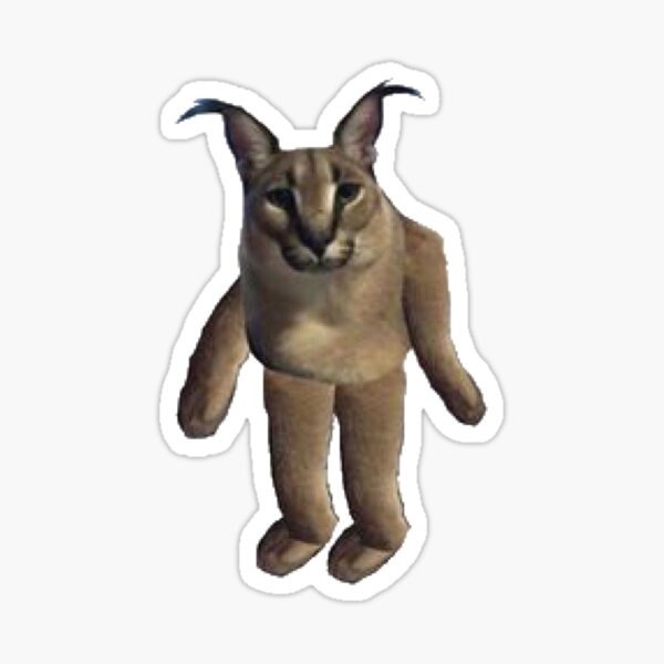 "Big Floppa" Sticker for Sale by jellyvapor | Redbubble