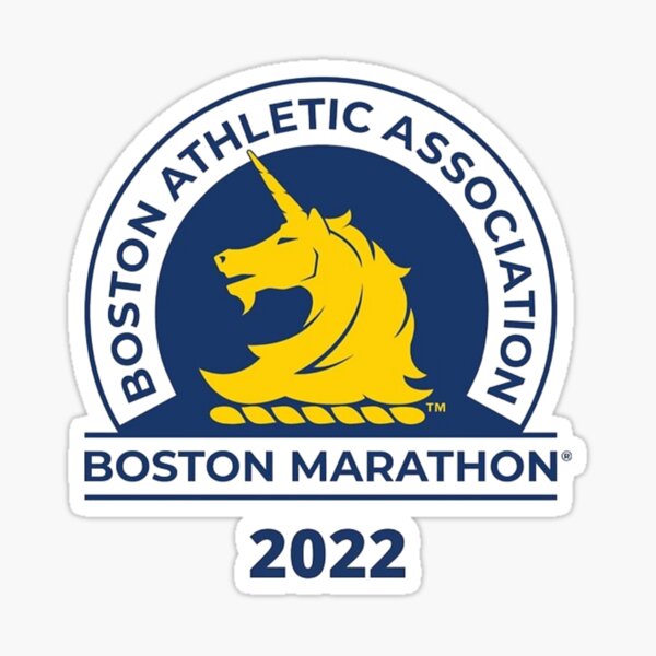 "Boston Marathon 2022" Sticker for Sale by ALBARRAKA | Redbubble