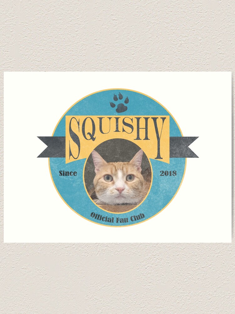 "Vintage Squishy Fan Club Logo" Art Print by MarciBolden | Redbubble